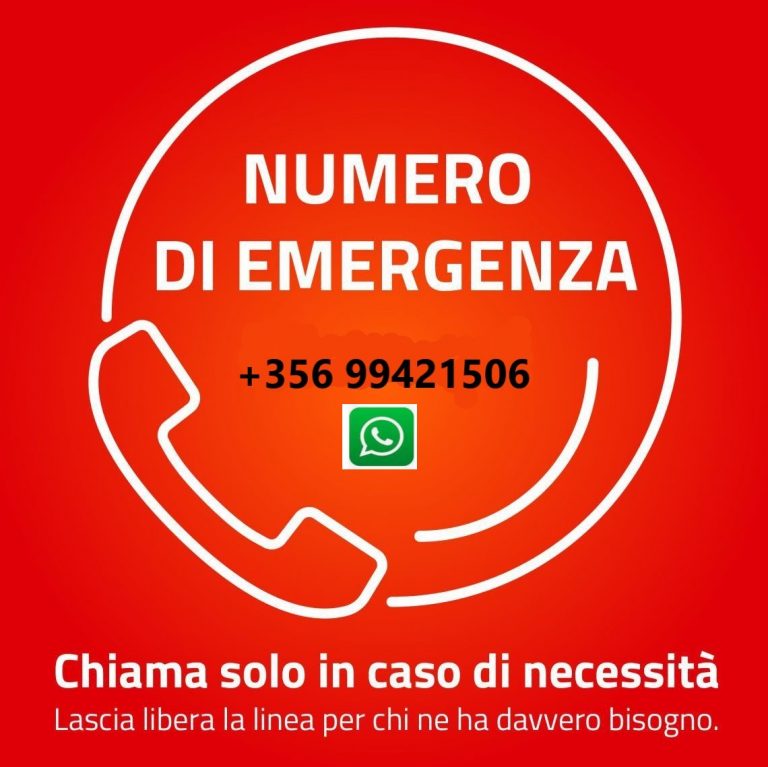 Numeri di emergenza – Ambasciata d'Italia La Valletta